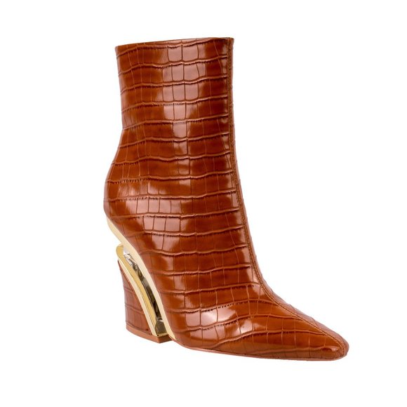 Ninety Union | Shoes | Stylish Modern Womens Cognac Leather Ankle ...
